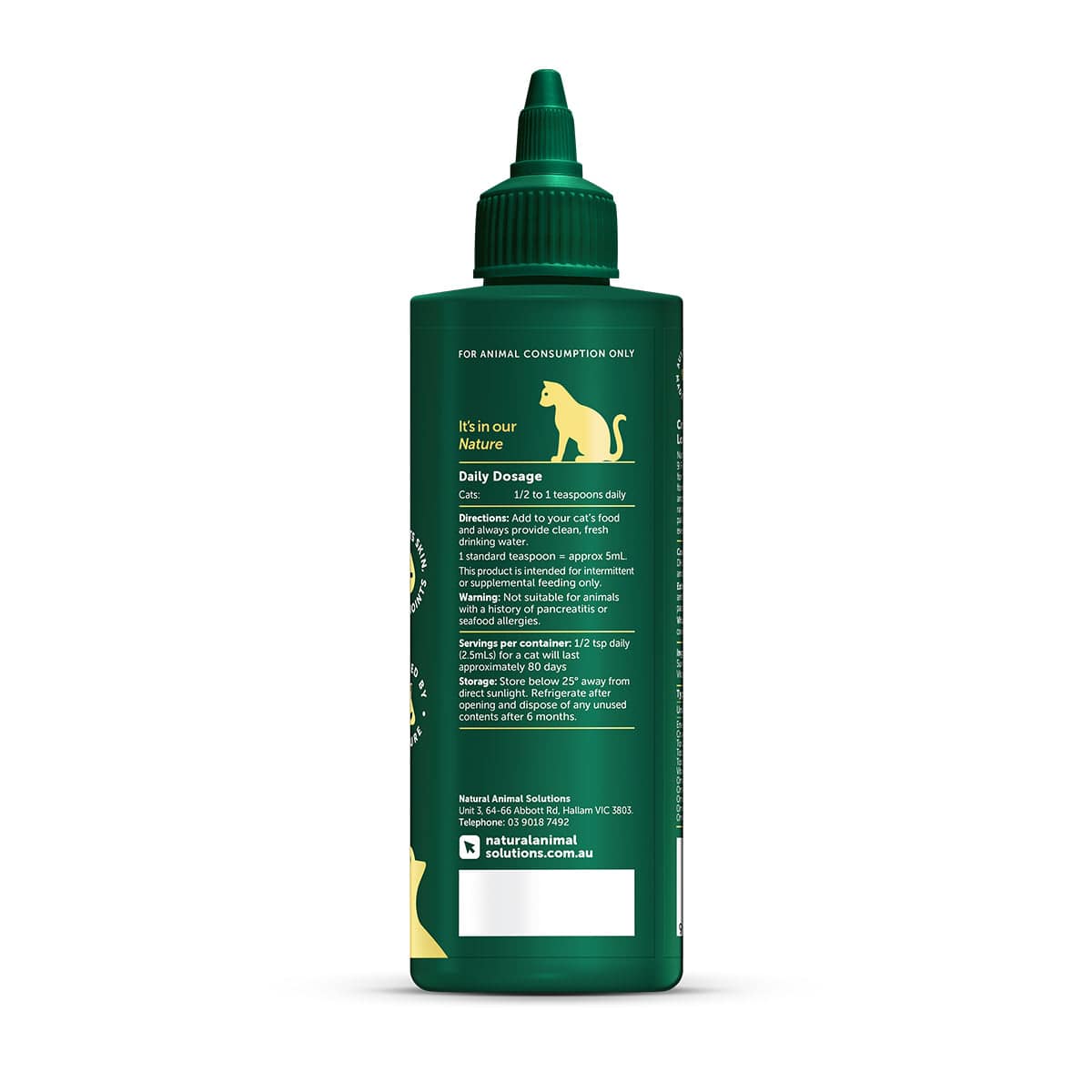 Natural Animal Solutions Cat Omega Oil 3, 6 & 9 – Give Paws