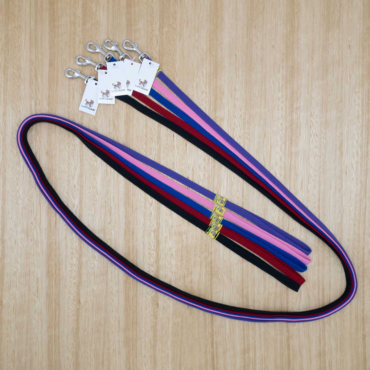 12mm x 2 metre Webbing Lead with Light Clip – Give Paws